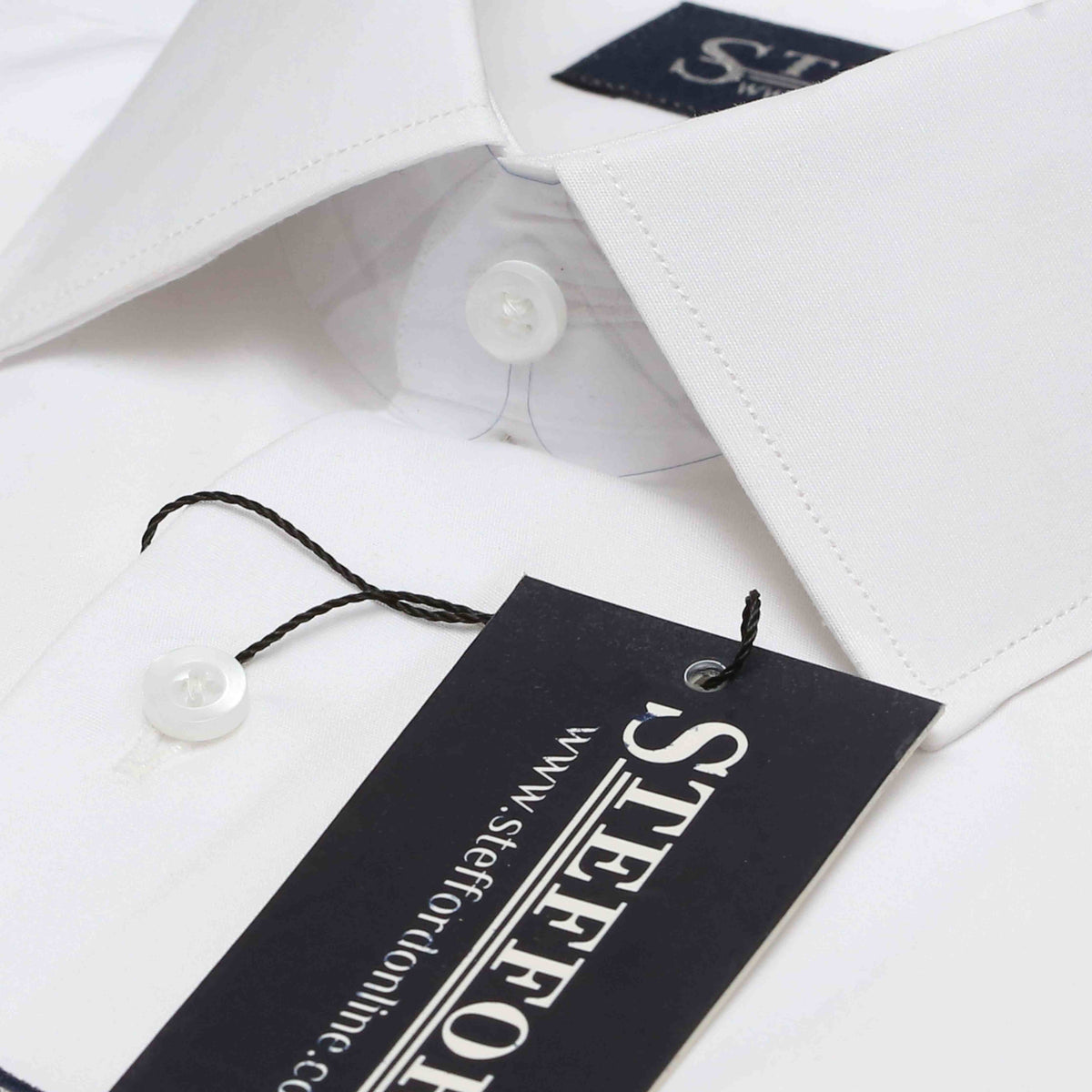 Plain White Formal Shirt – fabbywear.com